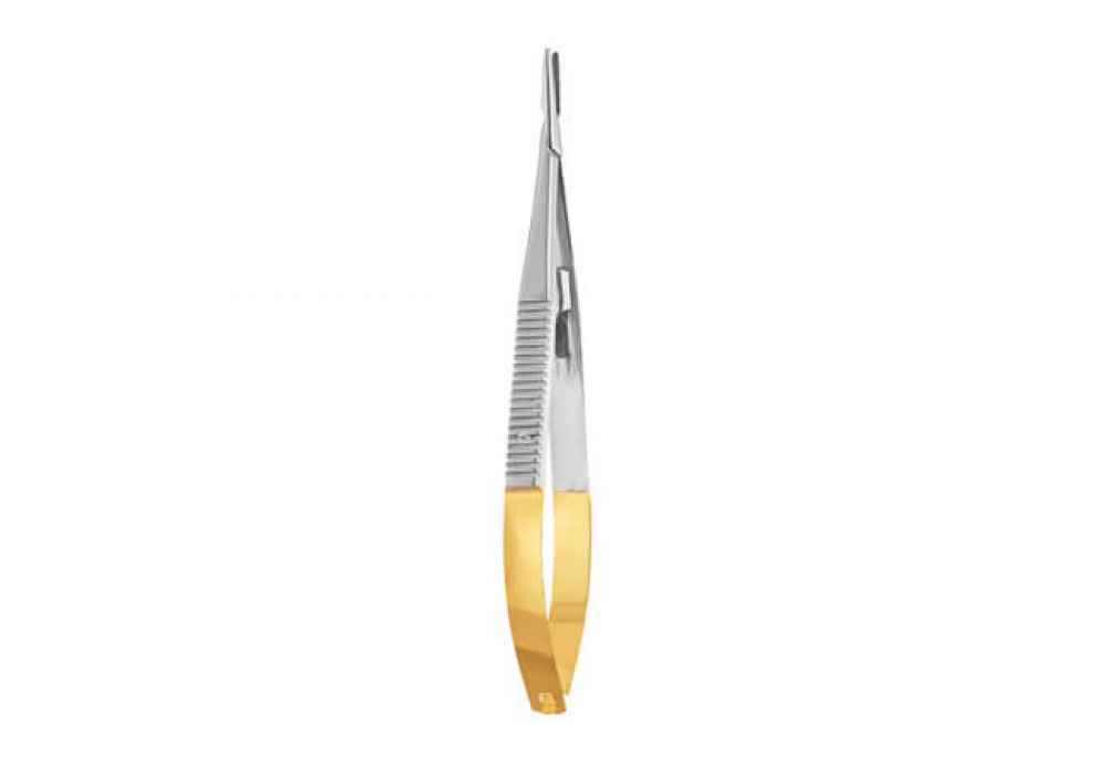 GDC MICRO CASTROVIEJO NEEDLE HOLDER TC STRAIGHT 14C