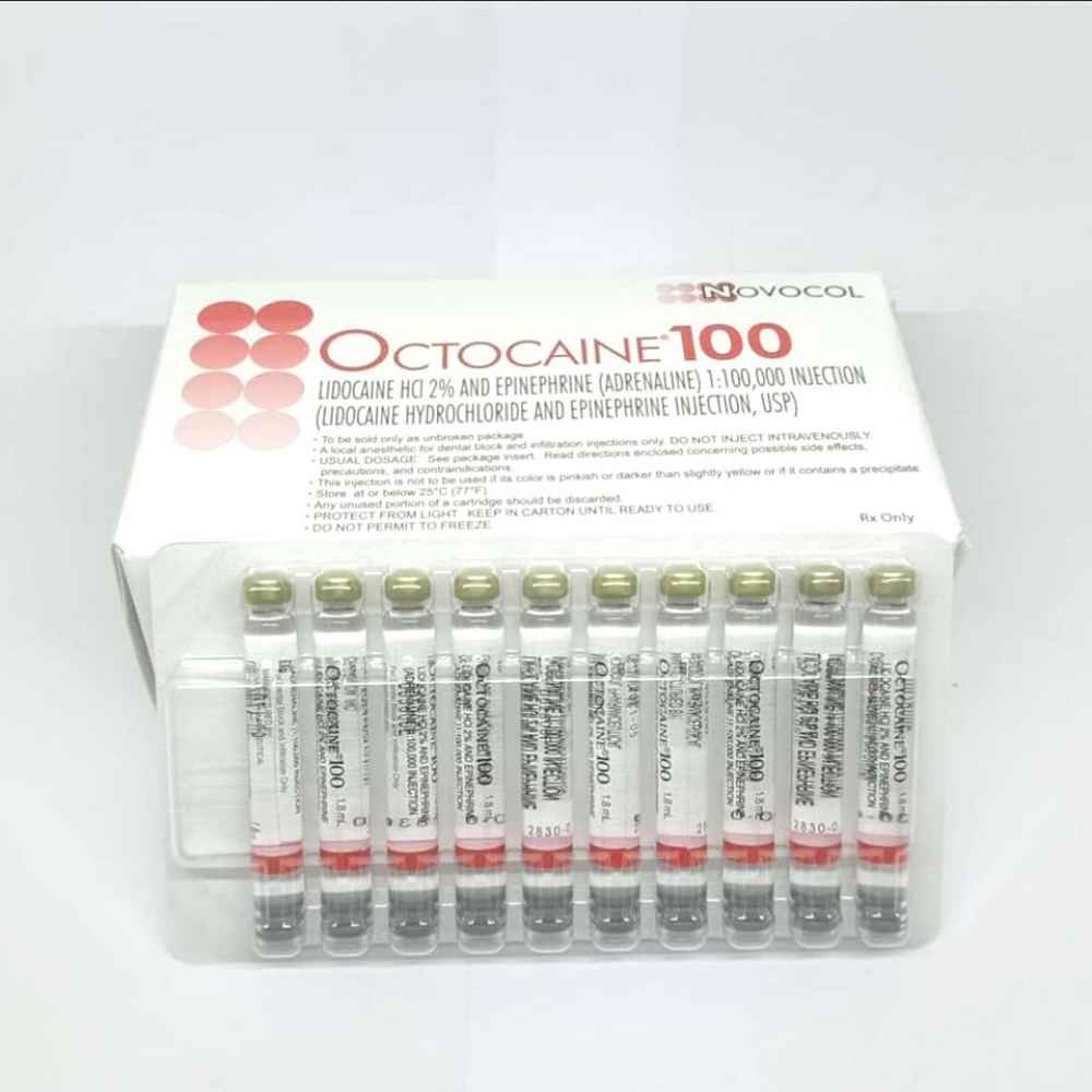 Novocol OCTOCAINE® 100Lidocaine and Epinephrine Injection, USP