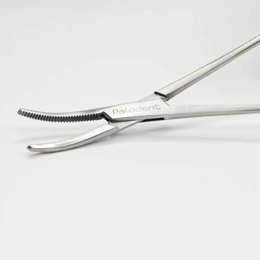 PYRAX®Polodent Artery Forceps Stainless Steel (6? Curved)